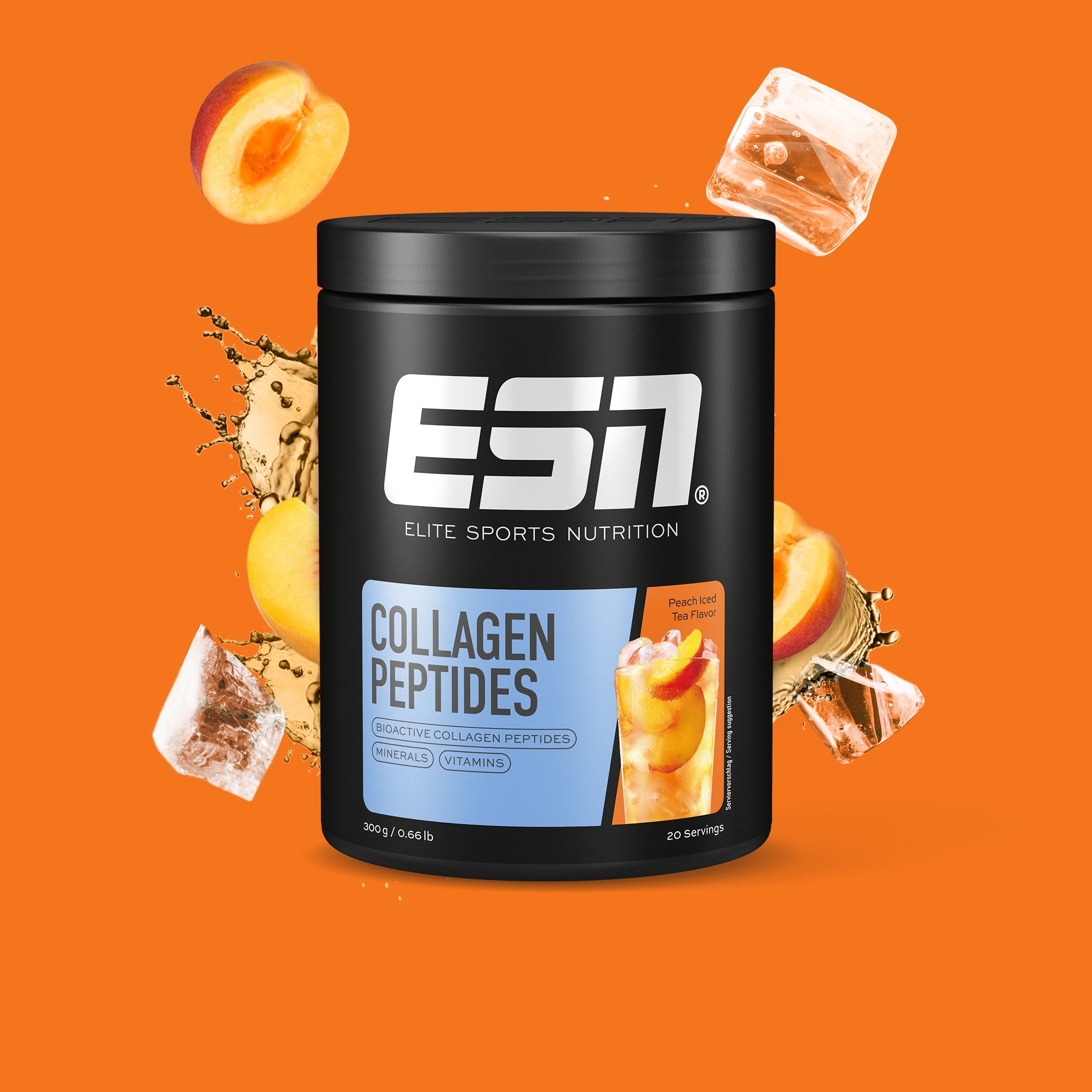Collagen powder 300g | collagen hydrolyzate + vitamin C – ESN