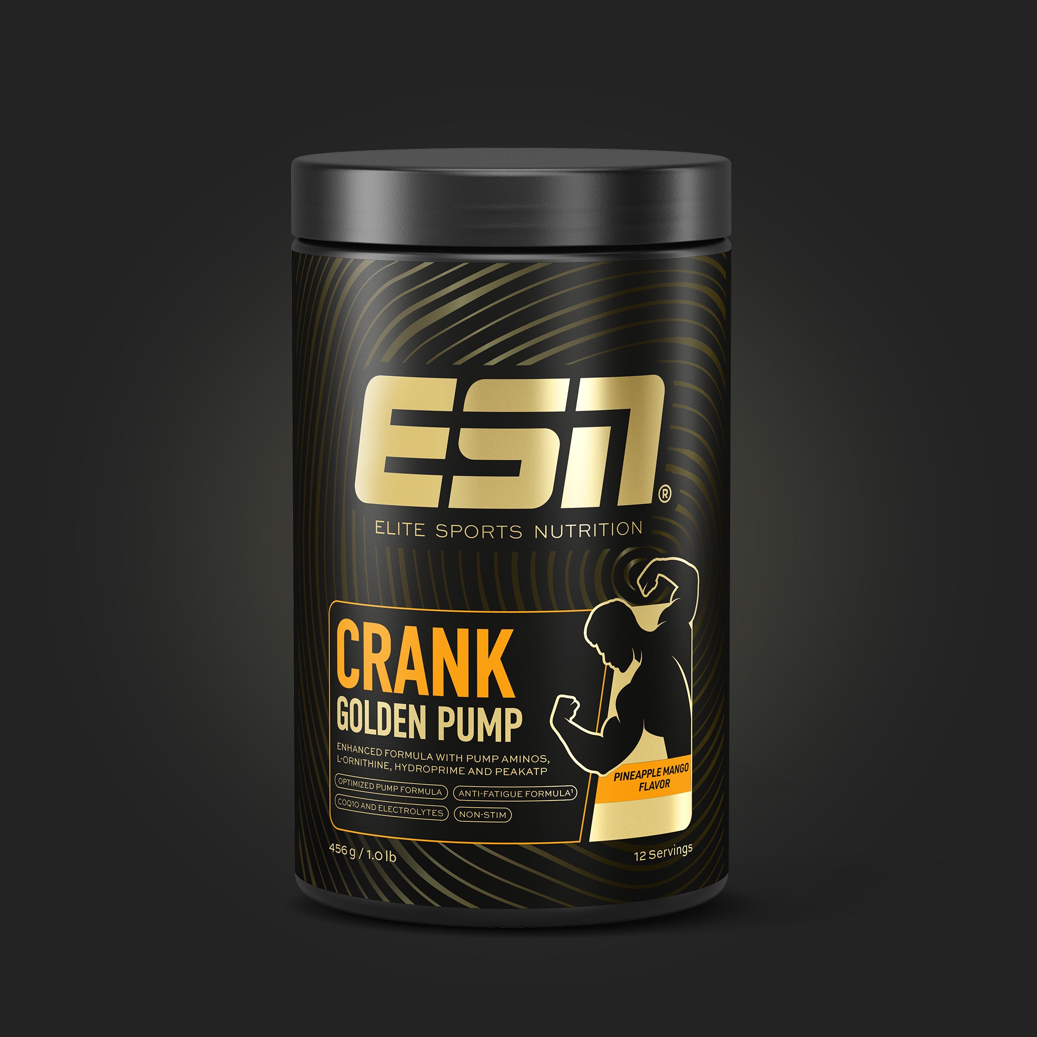 Buy booster without caffeine | Crank Golden Pump | 456 g – ESN