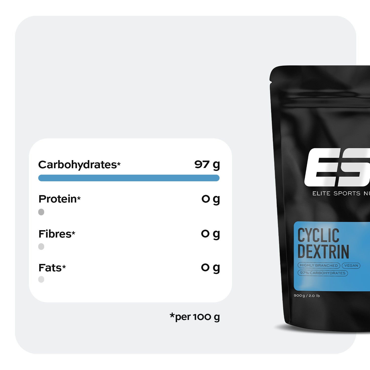Carbohydrate Powder Dextrin by ESN | 900g