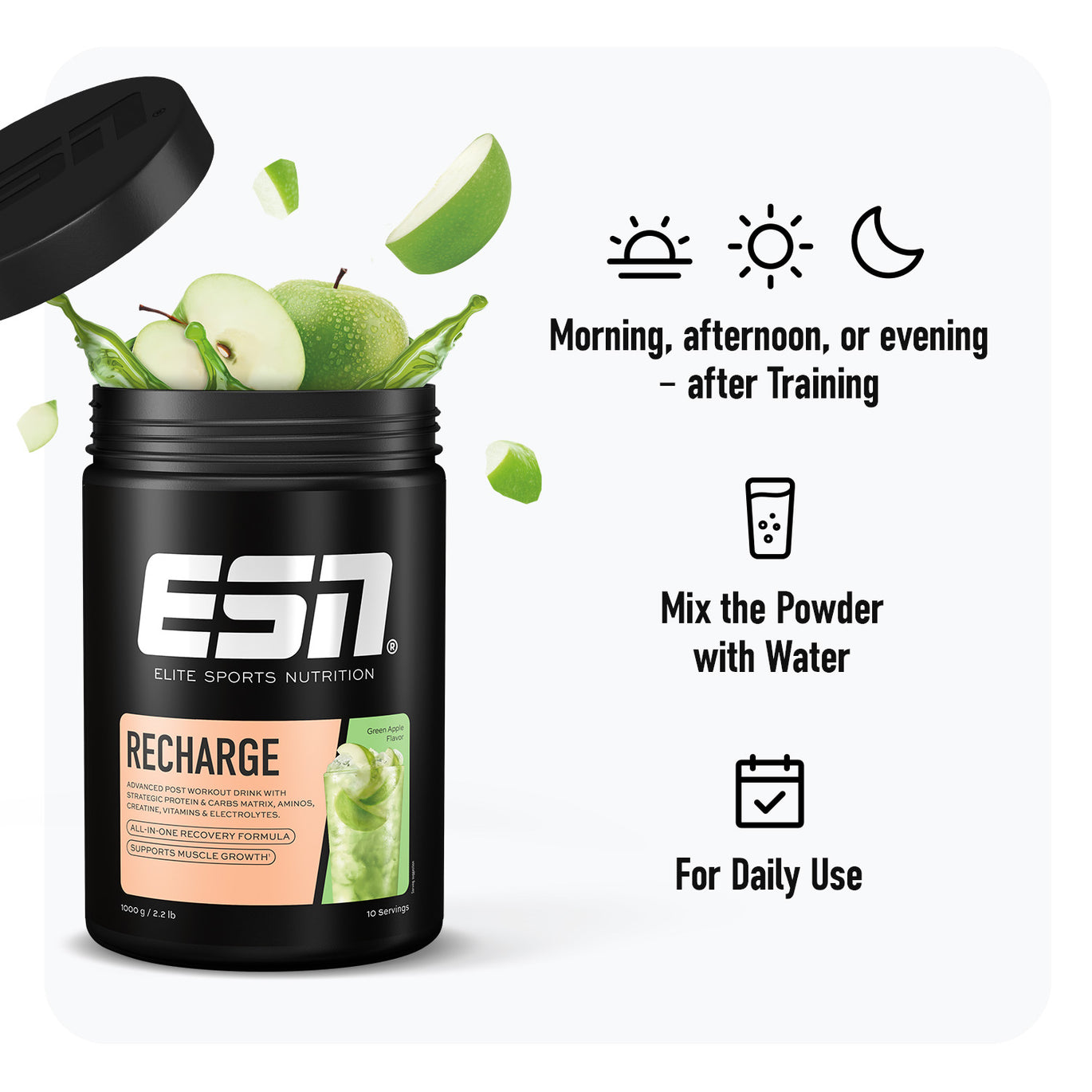Post Workout Shake Recharge | Carbohydrate Matrix + Protein – ESN